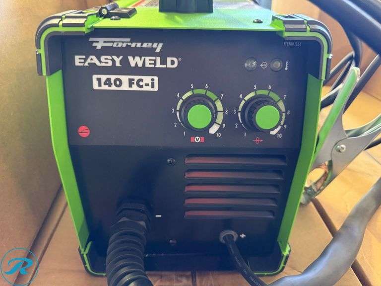 Forney Easy Weld 140 FC-i Flux-Core Wire Welder, 120V, 19 lbs - Roller ...