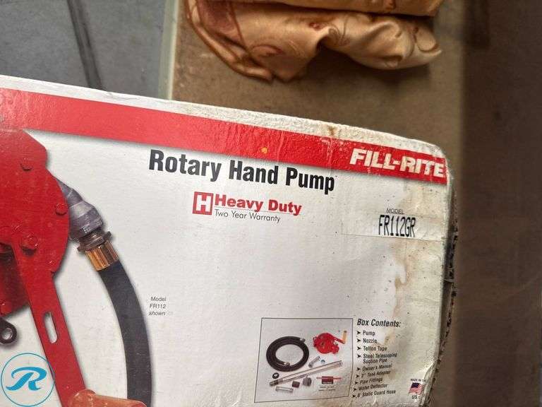 Tuthill Fill-Rite FR112GR Rotary Hand Pump, 10 Gallons/38 Liters ...