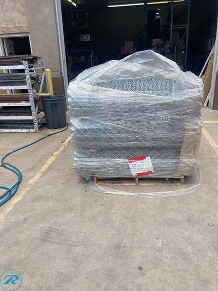 (9) New- Merchants Metals 5-ft H x 50-ft W 11.5 -Gauge Galvanized Steel ...