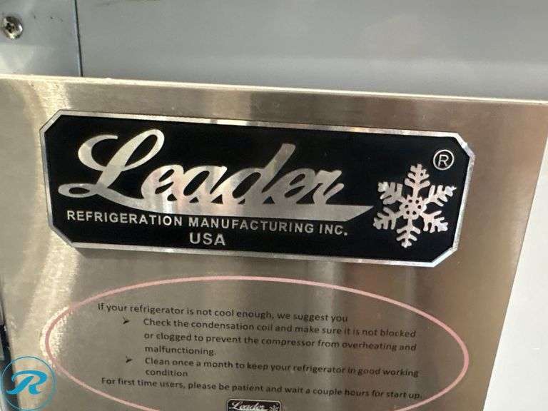 New Leader NLB48 Undercounter Refrigerator with Casters - Roller Auctions