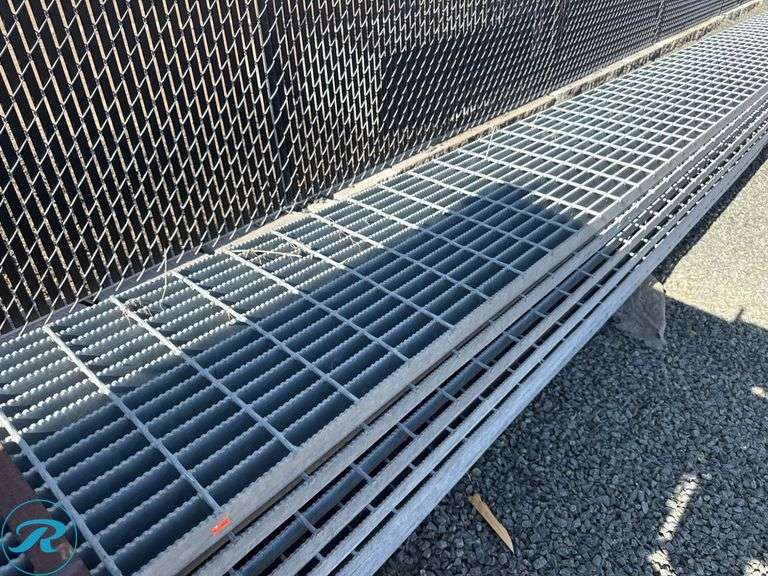 (11) Steel Bar Grating Panels, 30’x 18” - Roller Auctions