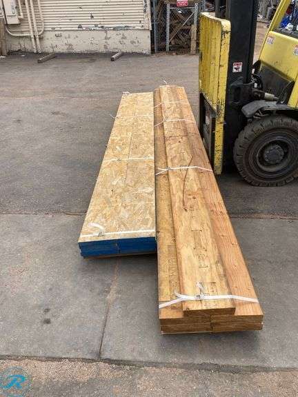 (15 items) (7) LVL Beam 9.5" x 1.75" x 14ft (8) Rim Board 9.5" x 1.25 ...