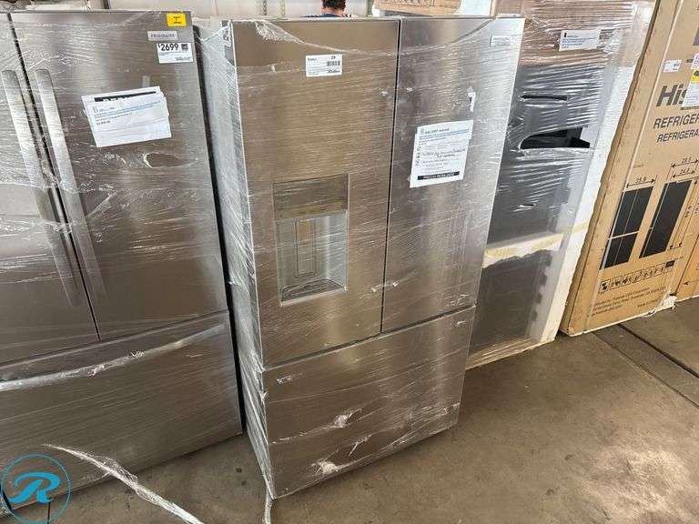 Frigidaire Gallery GRFC2353AF 22.6-Cu Ft Counter-Depth 3-Door French ...