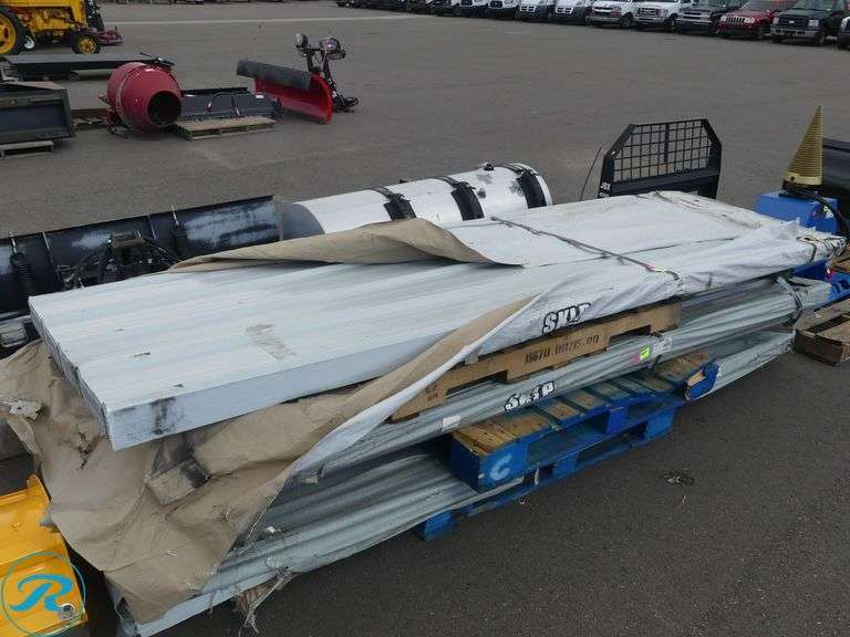 (100) New Sheets SKLP SKL100 Galvalume Steel Siding/Roofing, 37" X 118 ...