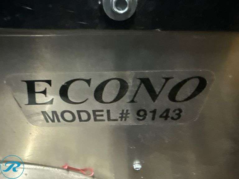 (2) Econo Model 9143 Ventilated Metal Storage Cabinet - Roller Auctions