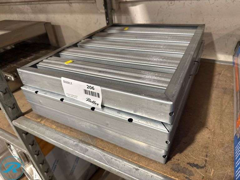 (3) Metal Grease Filters with Steel Frames - Roller Auctions