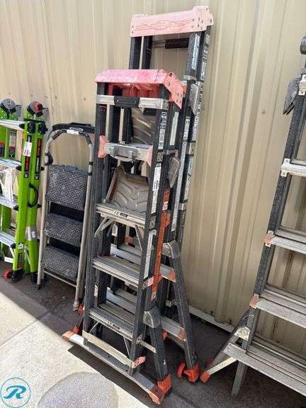 (2) Special Duty Type IAA Ladders, Models 15131 and 15130, 6-10 Foot ...