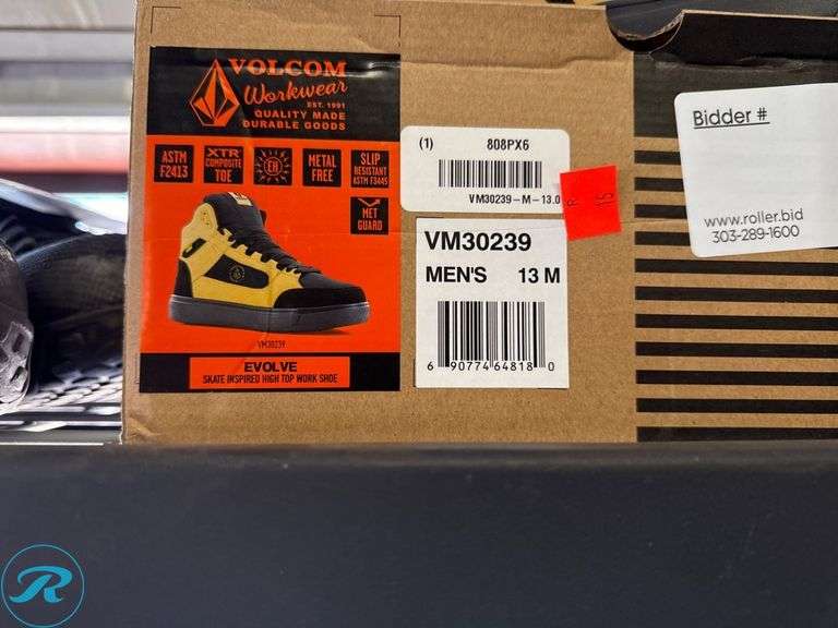 Men’s Volcom Workwear VM30239 Evolve Skate Shoes, Size 13 M - Roller ...