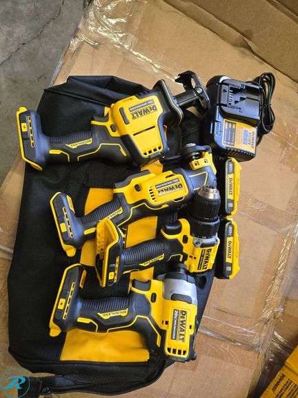 New DeWalt Atomic Compact Series 20V MAX Cordless Brushless 4-Tool ...