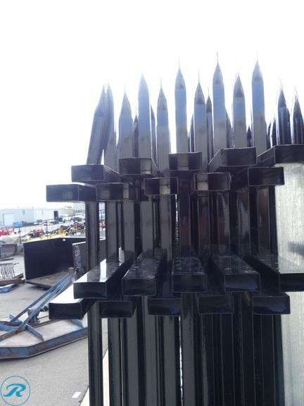 (20) New SKLP SK-N20 Galvanized Steel Fence Panels, Powder Coated With ...