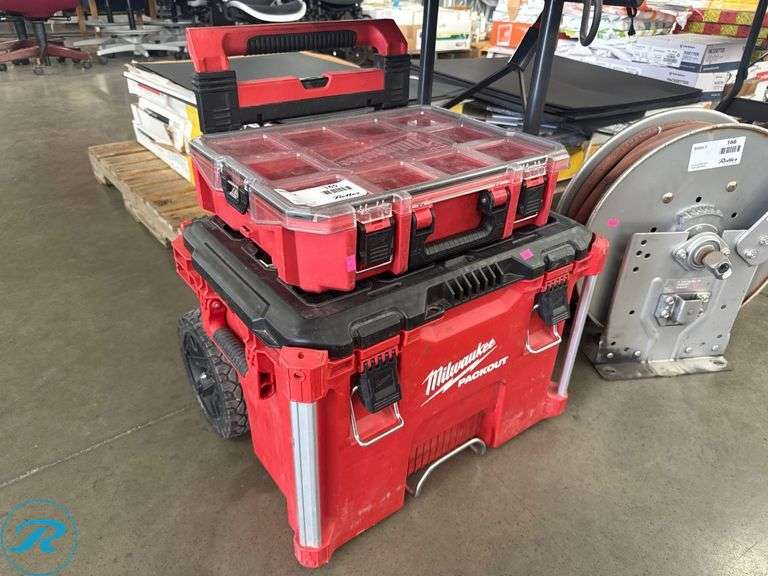 Milwaukee Packout Modular Storage System with Rolling Base and ...