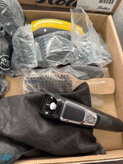 Box Lot with Oral-B Pulsar Toothbrush, Gillette Razor, Charcoal Floss ...