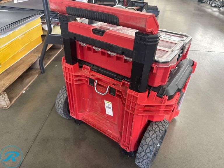 Milwaukee Packout Modular Storage System with Rolling Base and ...
