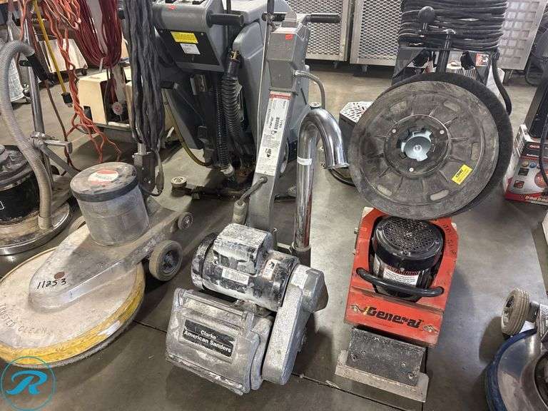 Clarke American Sanders EZ-8 Drum Sander, Electric - Roller Auctions