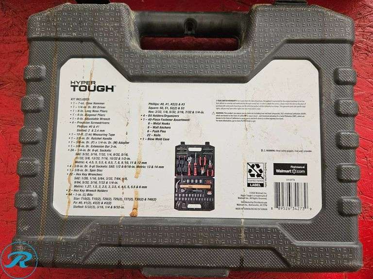 Hyper Tough Tool Set with Accessories and Craftsman 2-1/4 Ton Trolley Jack - Roller Auctions
