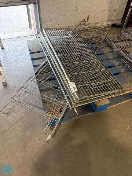 Disassembled 4-Tier Wire Rack on Pallet, 48” x 18” x 78”H - Roller Auctions