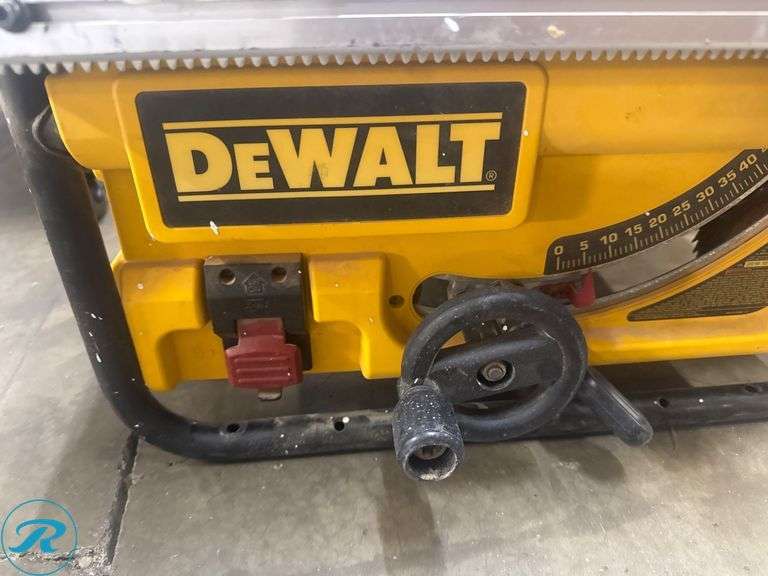 DeWalt DWE7480 10-Inch Table Saw, 120V AC, 15A, 60Hz - Roller Auctions