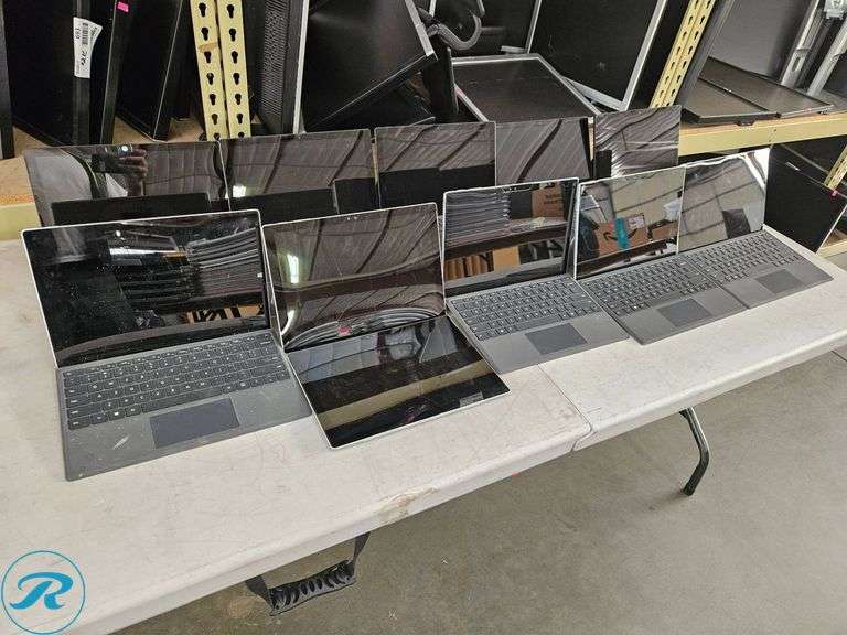 (11) Microsoft Surface Laptops with Keyboards (2-Missing Keyboard) - Roller Auctions