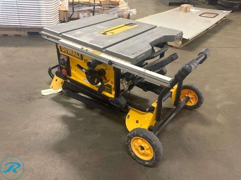 DeWalt DWE7491 Table Saw with Stand, Model Type 1,(Inoperable) - Roller ...