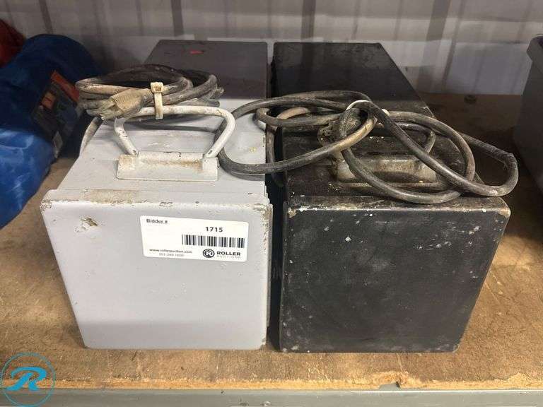 (2)Electric Metal Heater Boxes with Power Cords - Roller Auctions