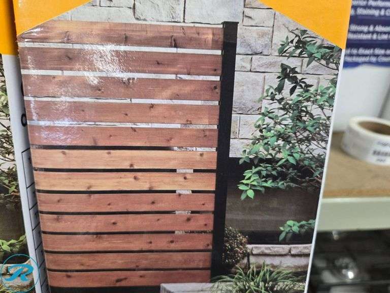 (2) Hoft A6 Privacy Screen 6 Ft. Aluminum Black End Post Kits - Roller ...