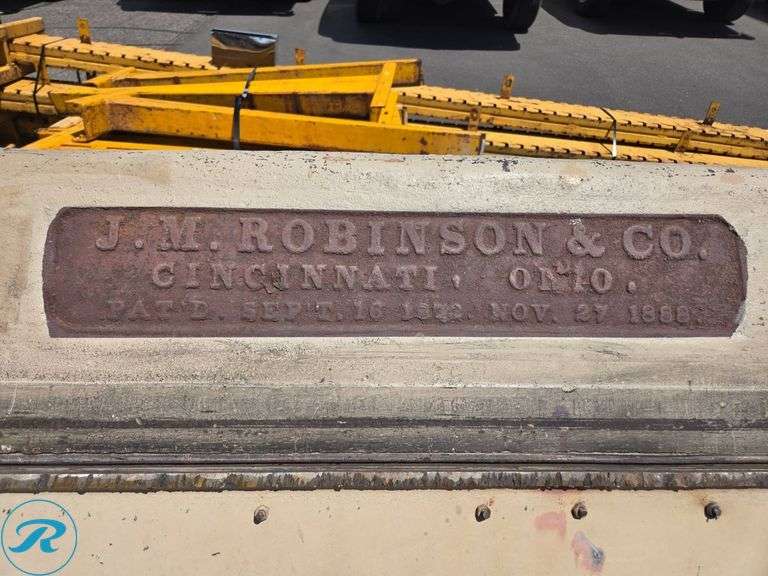 J.A. Robinson & Co. Sheet Metal Brake, Manual Operation, 98" - Roller ...