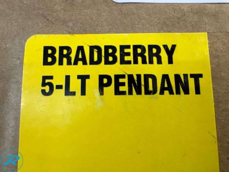 1 Progress Lighting Bradberry 5-Light Pendant, Graphite Finish - Roller ...