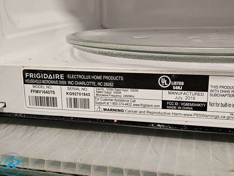 Frigidaire FFMV1645TS Over-the-Range Microwave (Stainless Steel ...