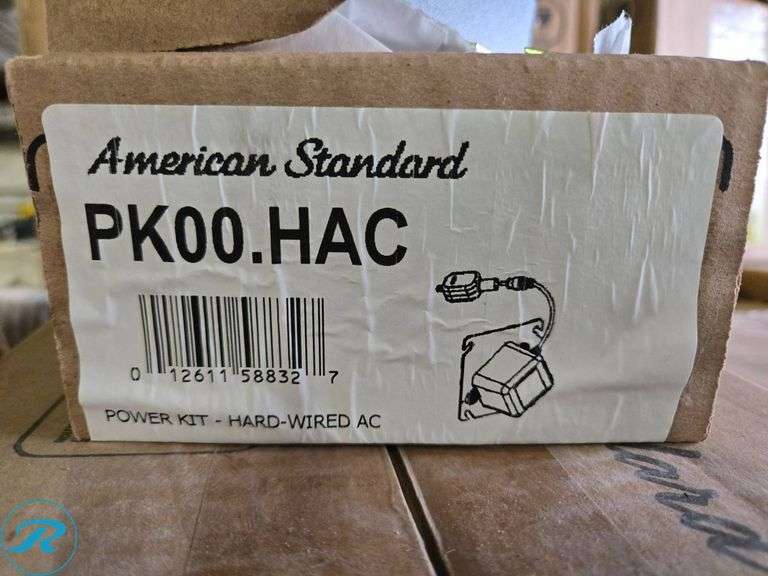Pallet of American Standard PK00.HAC Power Kit Hard-Wired AC, Qty 6 Per ...