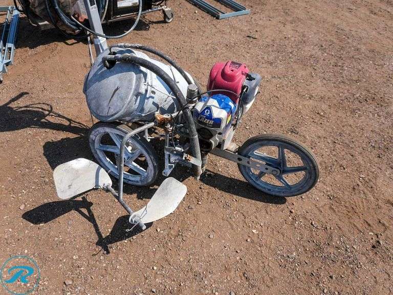 Graco Field Lazer Line Paint Sprayer On 3-Wheeler - Roller Auctions