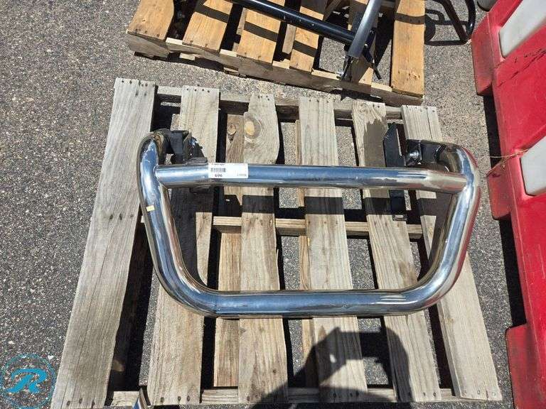 Stainless Steel Front Grille Guard with Mounting Brackets - Roller Auctions