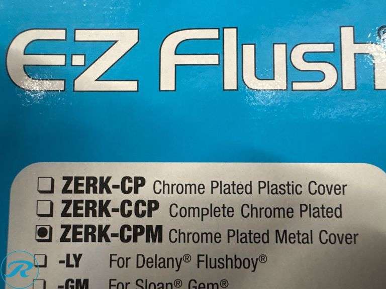 (3) Zurn EZ Flush Sensor Retrofit Kits with Chrome-Plated Metal Covers ...