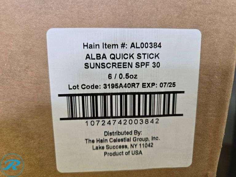 Six-Count Boxes of Alba Quick Stick Hawaiian Sun Stick Sunscreen SPF 30 ...
