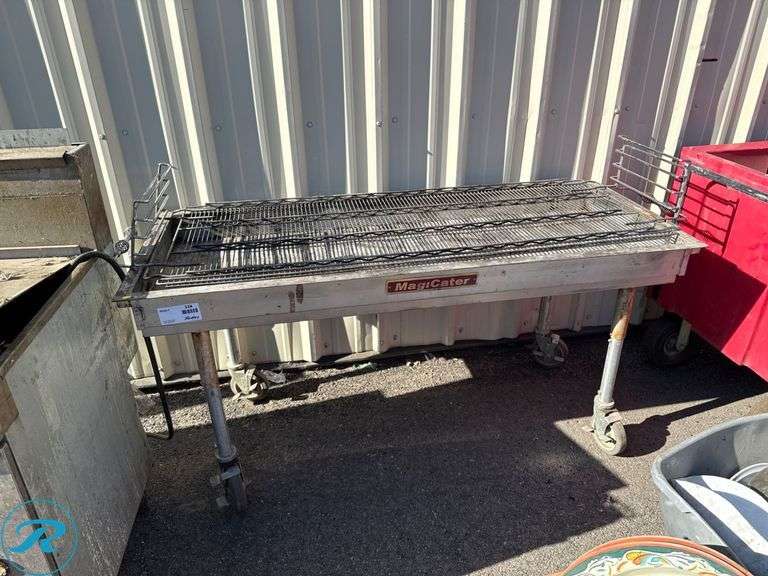 Magicater Portable Commercial Grill with Casters - Roller Auctions