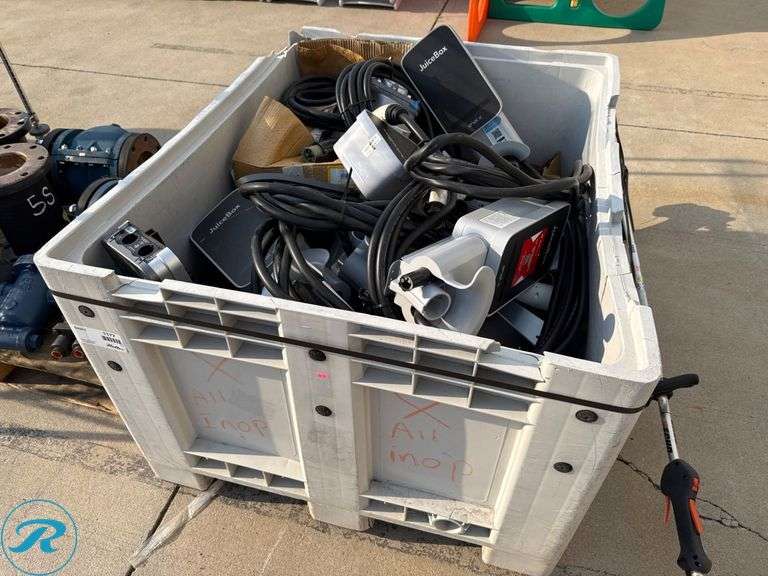 Crate of Assorted Model Engel X JuiceBox 40 and Charge Point Electric ...