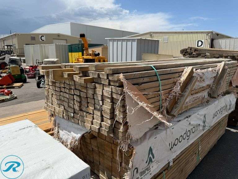 Bunk of 2″ x 4″ Lumber - Roller Auctions