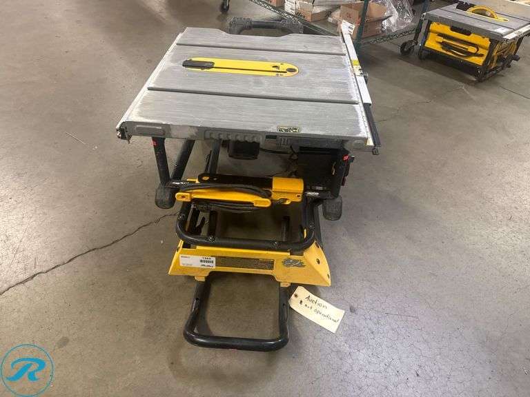 DeWalt DWE7491 Table Saw with Stand, Model Type 1,(Inoperable) - Roller ...