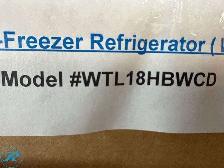 Winia WTL18HBWCD 18.18 Cu. Ft. Top-Freezer Refrigerator, White, 115V ...