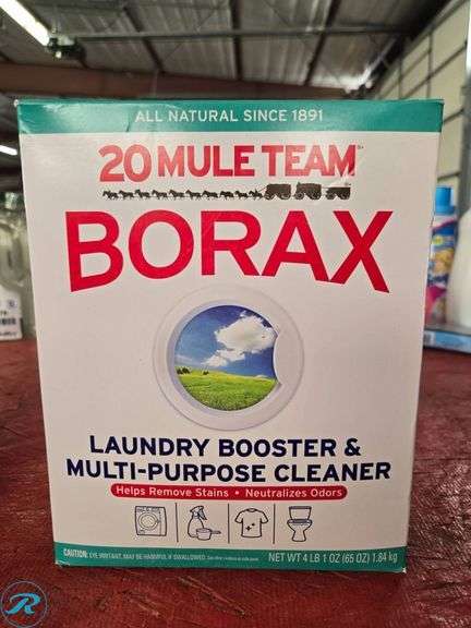 Single Box 20 Mule Team Borax Laundry Booster & Multi-Purpose Cleaner ...