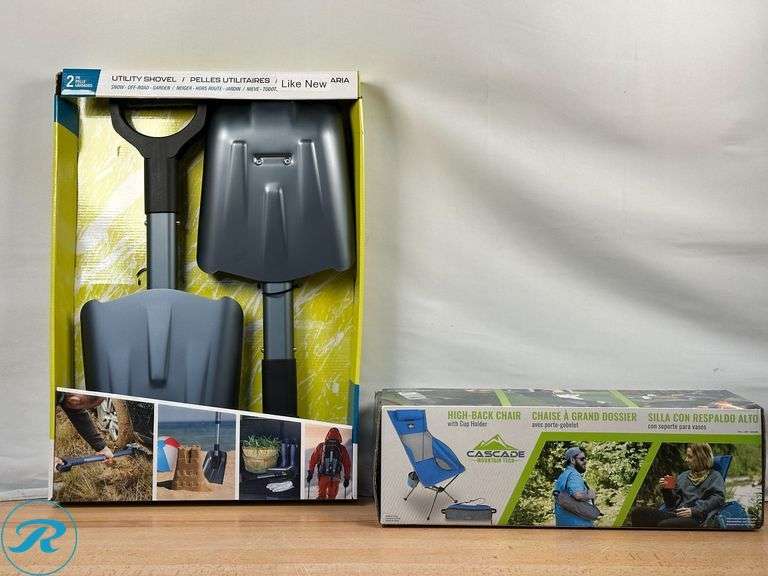 2pk Utility Shovel- Like New; Cascade Mountain Tech: High Back Chair ...