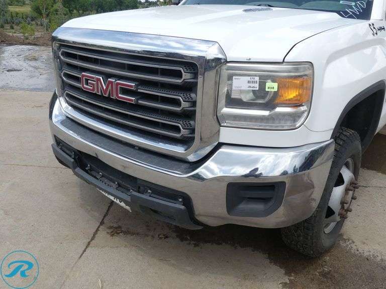 2016 GMC 3500 HD 4WD Flatbed Truck - Roller Auctions