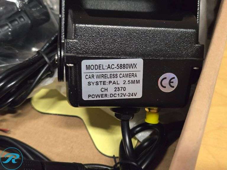 Car Wireless Camera System Model AC-5880WX with Monitor and Accessories ...