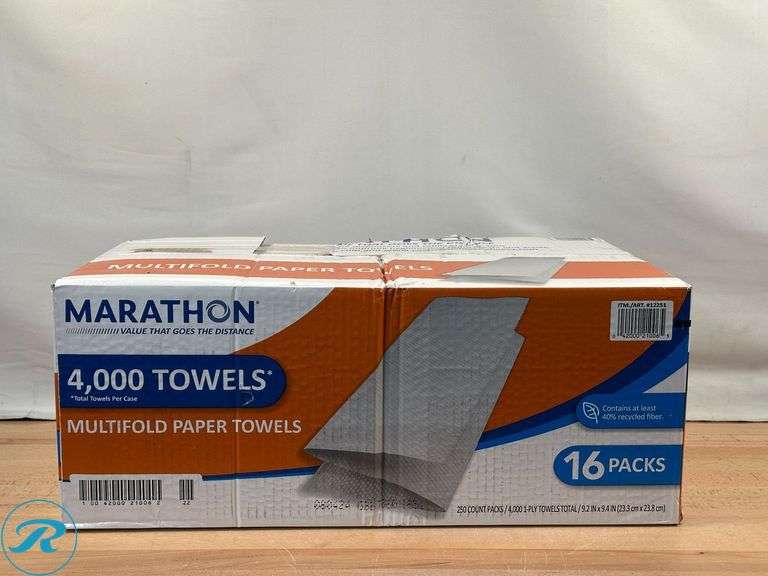 Marathon Paper Towels, Multifold, 1-Ply, 250 Sheets, 16-count - New ...