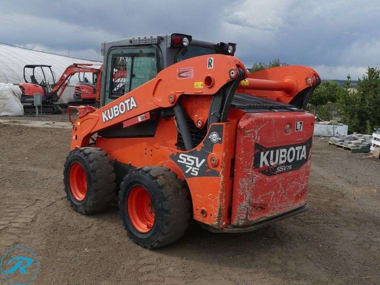2016 Kubota SSV75 Skid Steer Loader - Roller Auctions