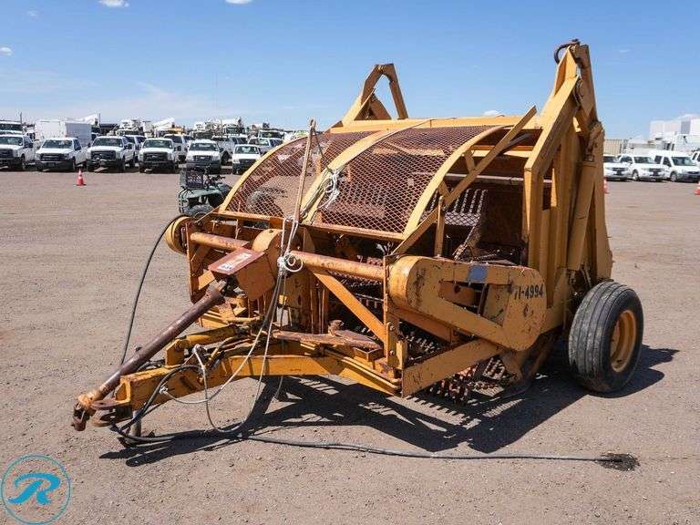 Anderson Hydraulic Tow-Behind Rock Picker, Used Behind Tractor - Roller ...