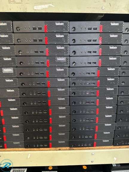 (121) Lenovo ThinkCentr Desktop Computers: - Roller Auctions