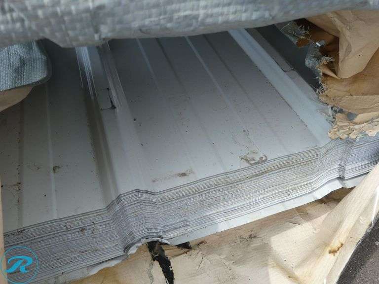 (100) New Sheets SKLP SKL100 Galvalume Steel Siding/Roofing, 37" X 118 ...