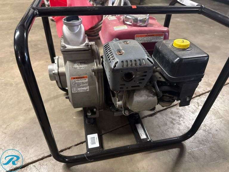 Honda WB20XT4A Gas-Powered Water Pump With Frame - Roller Auctions