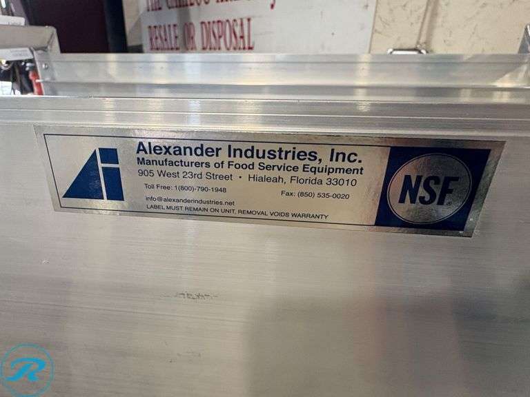 Alexander Industries Sheet Pan Racks, 26″ x 14″ x 50-1/2″ Tall - Roller Auctions