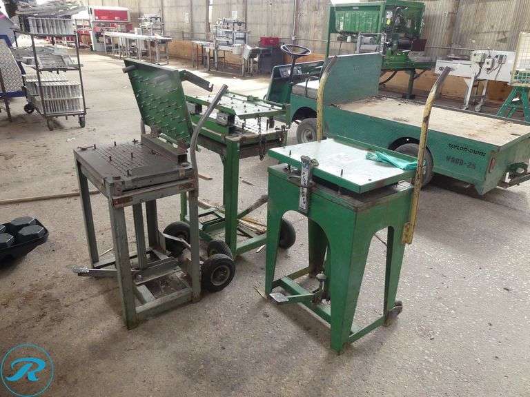 (3) Antel/Cayson Portable Plug Poppers With Pallet of Inserts - Roller ...